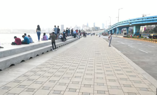 BMC Completes Restoration of 1.1km Marine Drive Footpath - Urban Acres