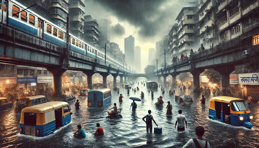 Mumbai Grapples with Heavy Rainfall, Traffic Snarls Persist - Urban Acres Mumbai Grapples with Heavy Rainfall, Traffic Snarls Persist - Urban Acres