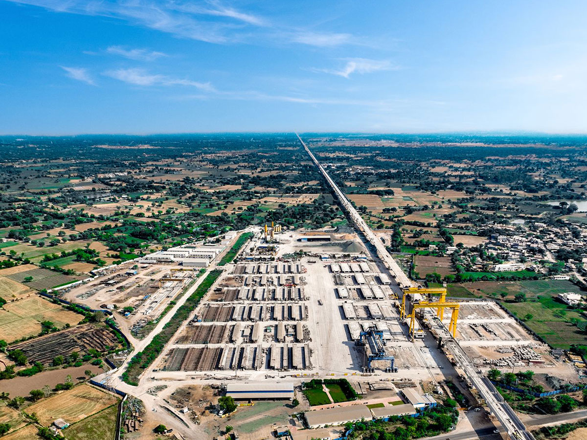 Indias First Bullet Train Project Completes 300 km Viaduct